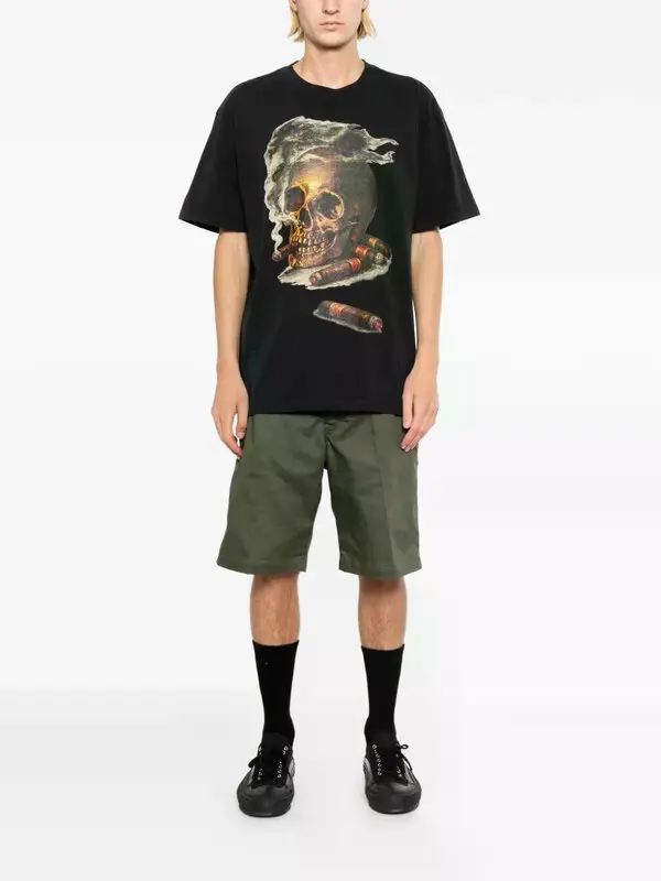 MELT Skull-print T-shirt - Black