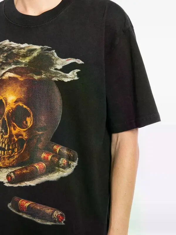 MELT Skull-print T-shirt - Black