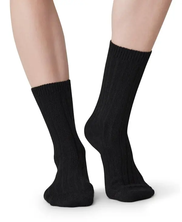 Swedish Stockings Bodil Chunky Socks - Black