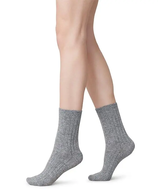 Swedish Stockings Bodil Chunky Socks - Grey