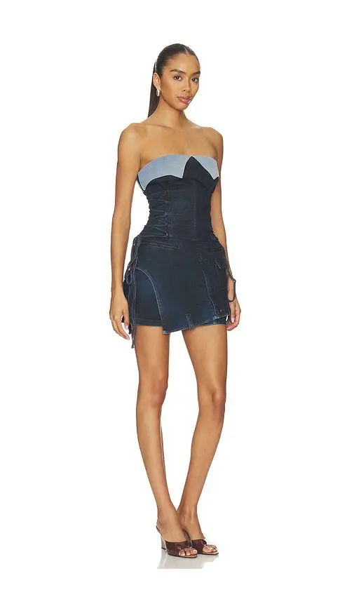 MARRKNULL Dislocation Suit Bandeau Dress