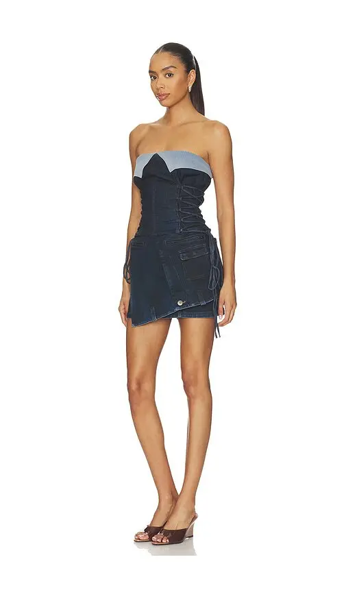 MARRKNULL Dislocation Suit Bandeau Dress