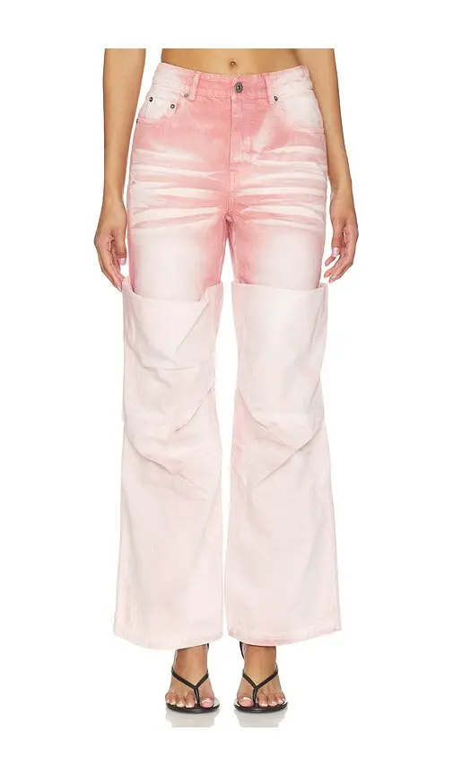 MARRKNULL Roll-cuff Slim Fit Jean