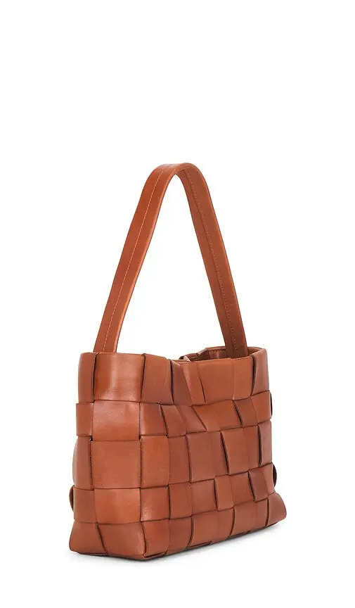 ST. AGNI Woven Leather Mini Tote