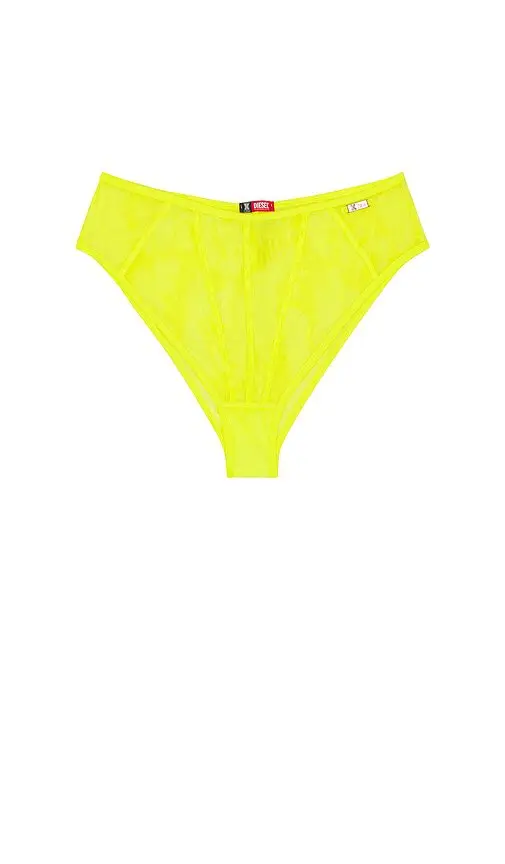 DIESEL® X Savage C Mesh High Waist Brief - Lime Green
