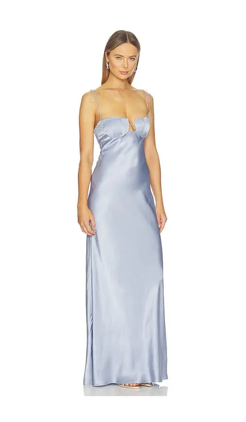 Anna October Tulip Maxi Dress - Blue