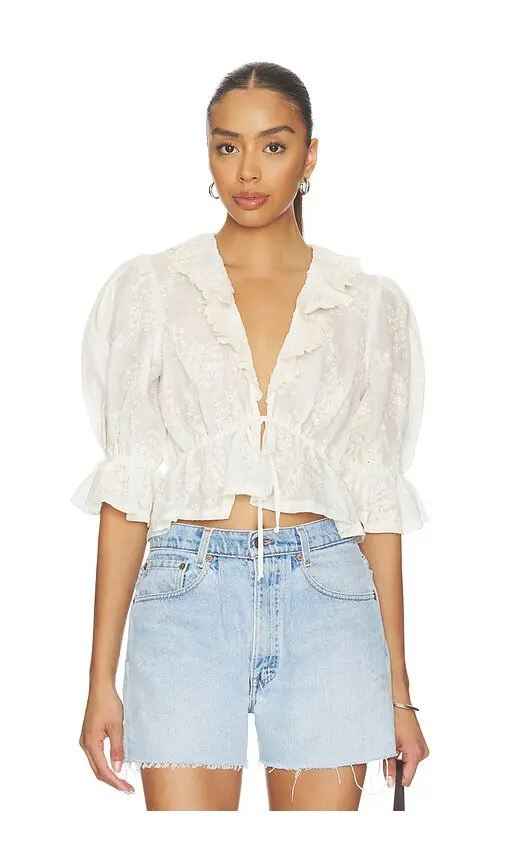 Tularosa Elisa Blouse - Ivory