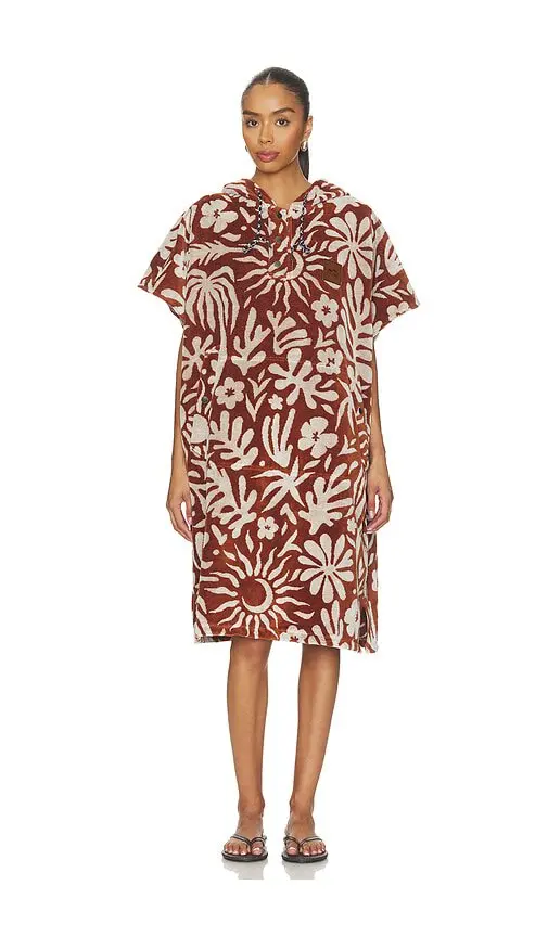 SLOWTIDE Sunny Terrycloth Poncho