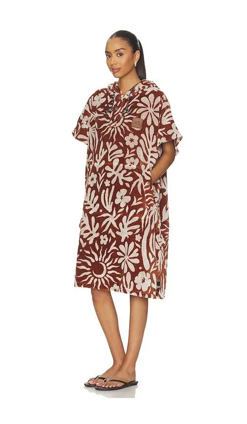 SLOWTIDE Sunny Terrycloth Poncho