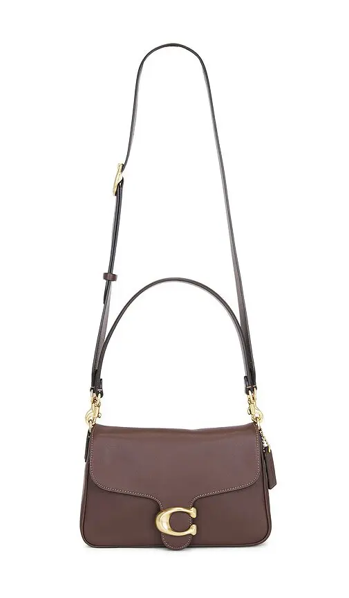 COACH Smooth Calf Leather Soft Tabby Shoulder Bag - Maple