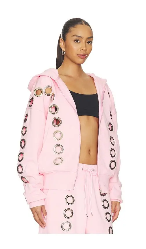 1XBLUE Eyelet Detail Tracksuit Hoodie