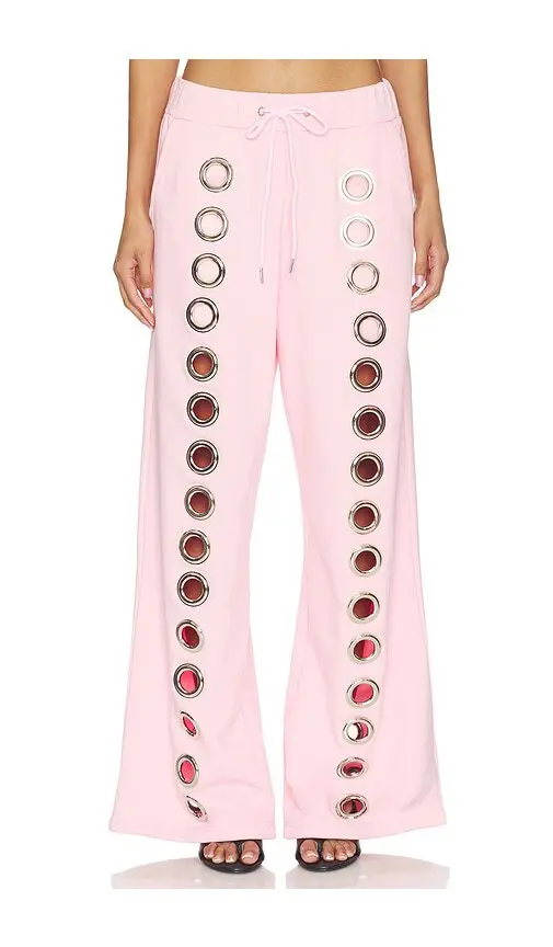 1XBLUE Eyelet Detail Tracksuit Bottoms