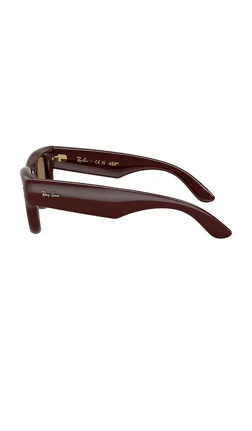 Ray-ban Wayfarer Puffer Square Sunglasses - Maroon