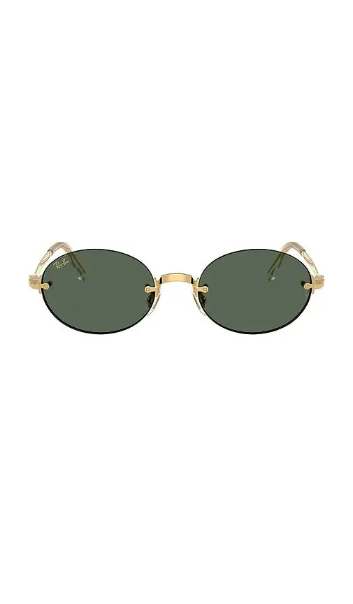 Ray-ban Oval Sunglasses - Gold