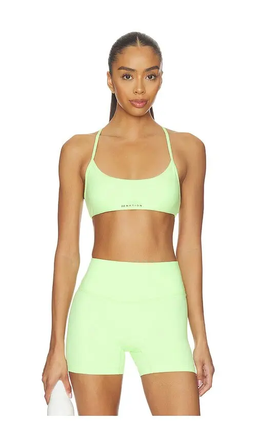 P.E Nation Reveal Sports Bra In Green