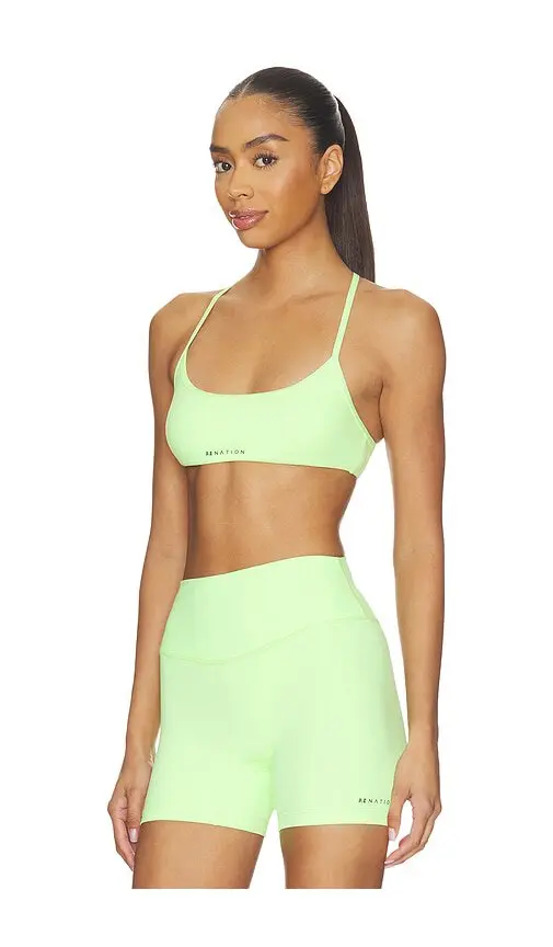 P.E Nation Reveal Sports Bra In Green