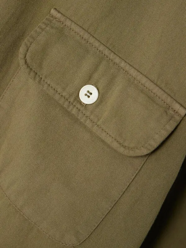 JAMIE HALLER Oversized Cotton-twill Shirt