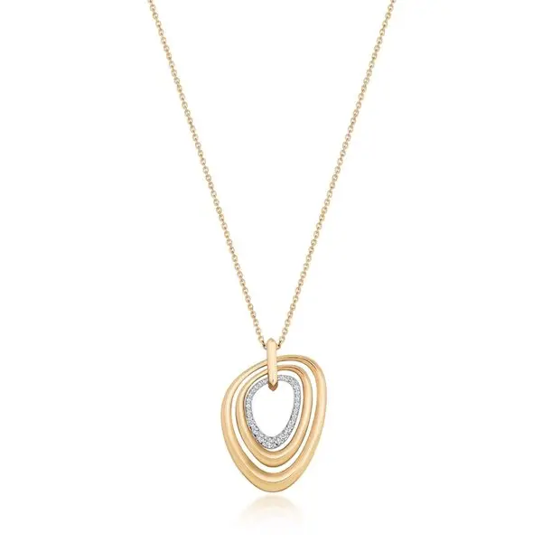 REIS JEWELLERY Handcrafted 14k Yellow Diamond Necklace - Gold
