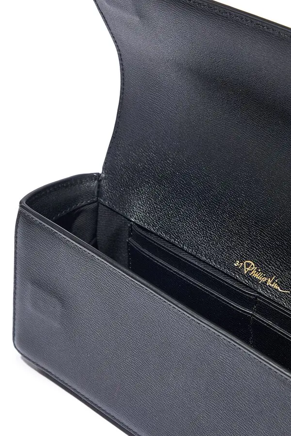 3.1 Phillip Lim Ray Baguette Textured Leather Shoulder Bag