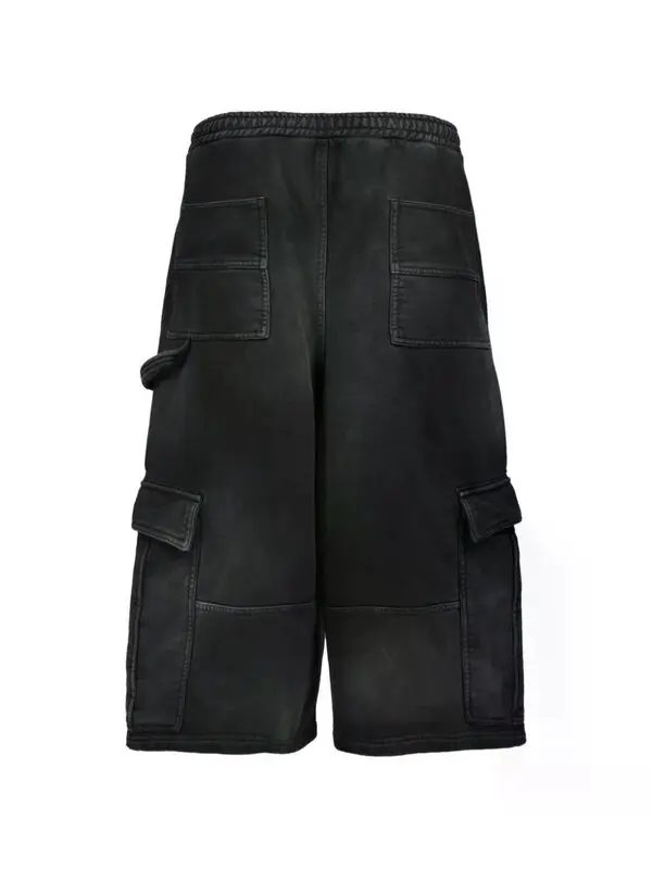 BREATH Faded Effect Cargo Shorts