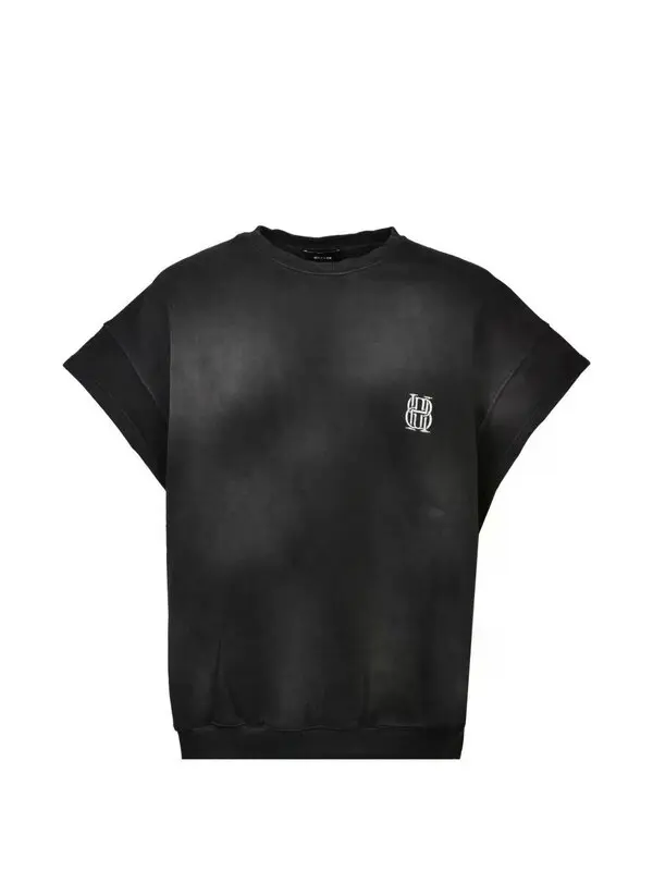 BREATH Logo-embroidered Cap-sleeve Sweater