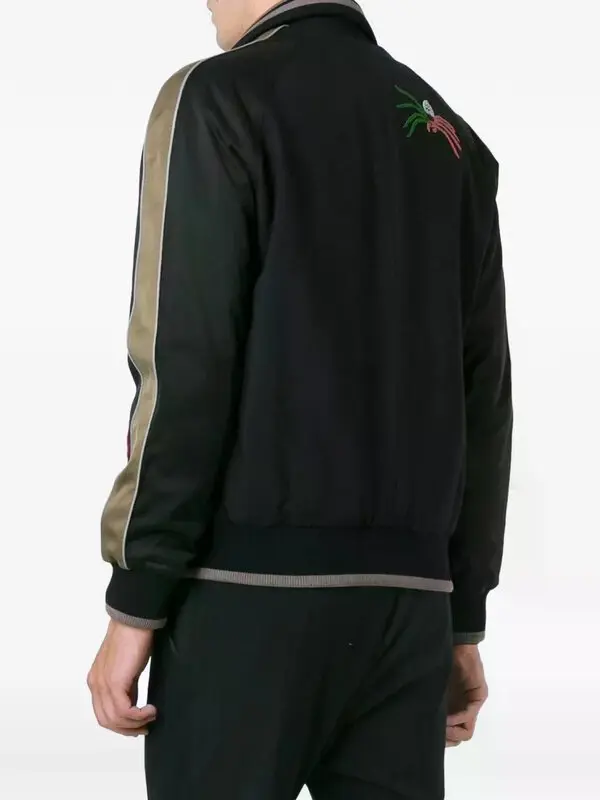 LANVIN Spider-embroidered Baseball Jacket