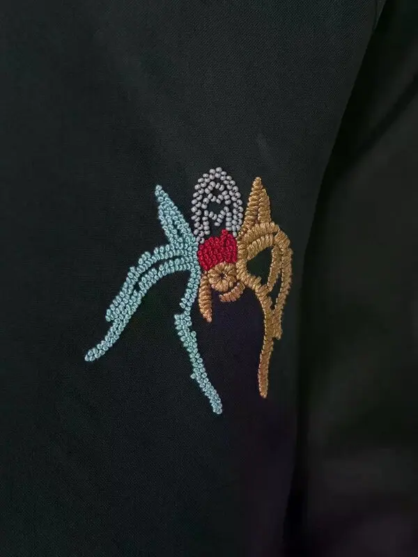 LANVIN Spider-embroidered Baseball Jacket