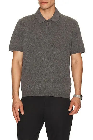 Theory Light Bilen Soris Polo - Medium Grey