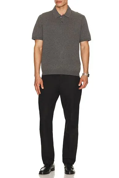 Theory Light Bilen Soris Polo - Medium Grey
