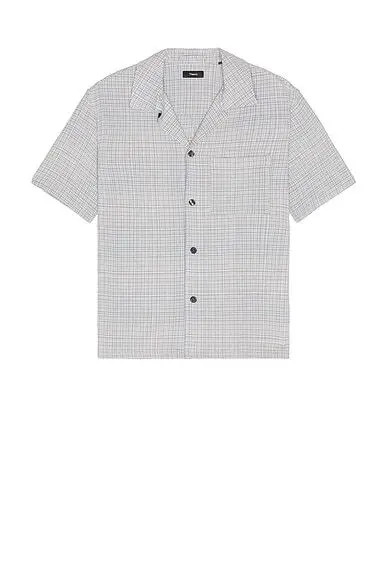 Theory Mini Texture Check Shirt
