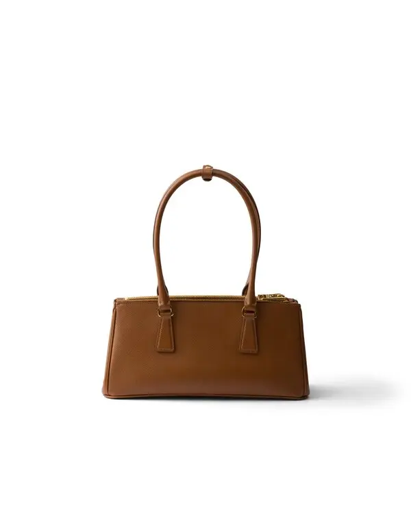 Prada Galleria Medium Saffiano Leather Bag - Cognac