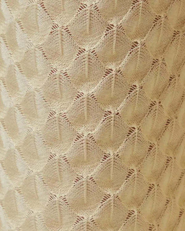 MALINA Alissa Knitted Wide-leg Pants - Light Yellow