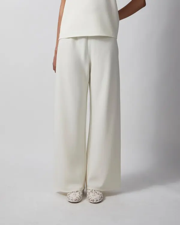 ALMADA Label Bea Crepe Wide-leg Trousers