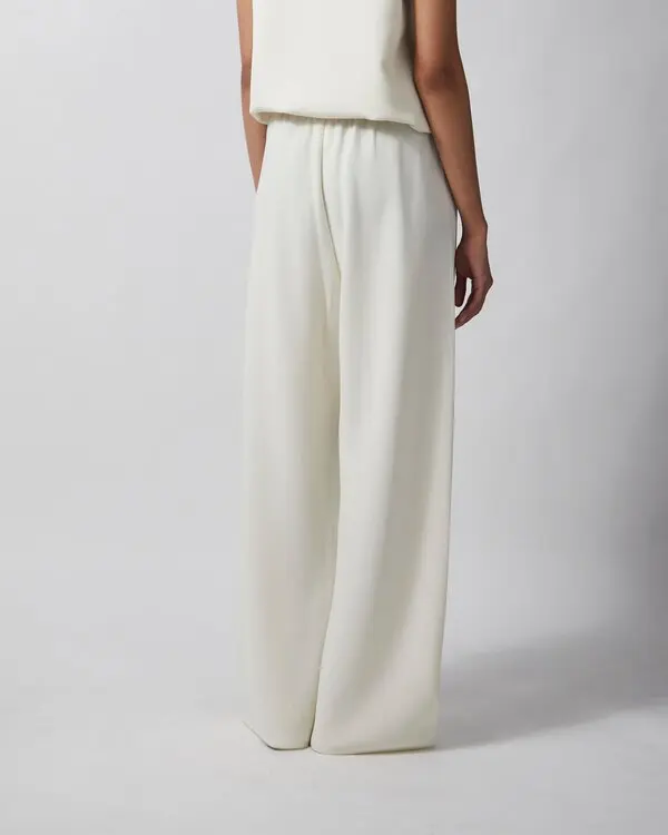 ALMADA Label Bea Crepe Wide-leg Trousers