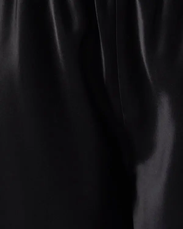 ALMADA Label Wide-leg Satin Shorts