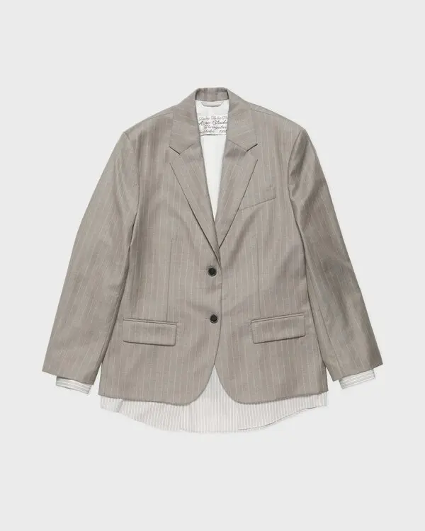 Acne Studios Single-breasted Layered Suit Blazer