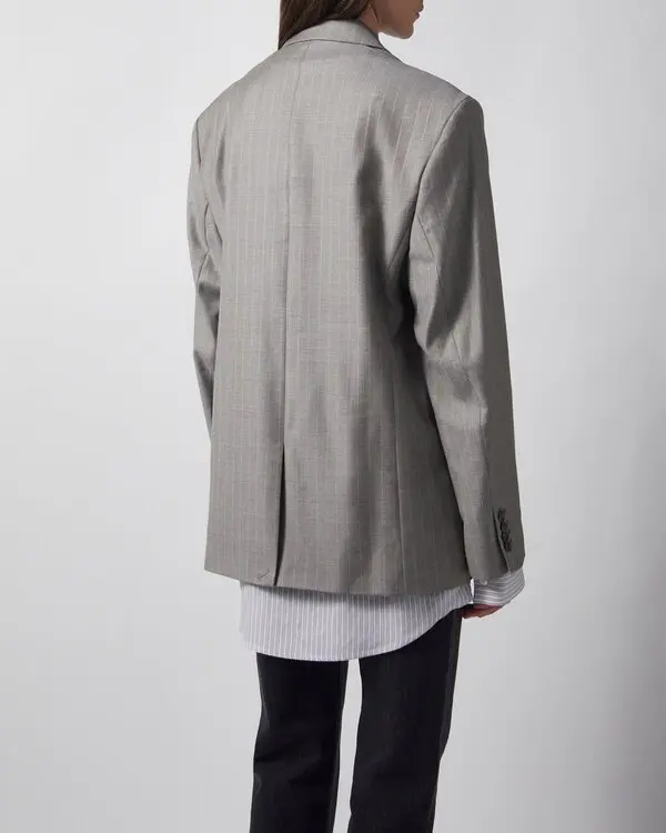 Acne Studios Single-breasted Layered Suit Blazer