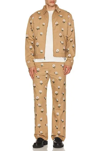 HONOR THE GIFT Flowers Beaded Pant