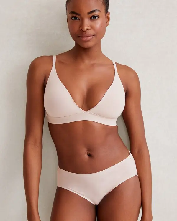 HAVEN WELL WITHIN Harmony Triangle Bralette - Blush