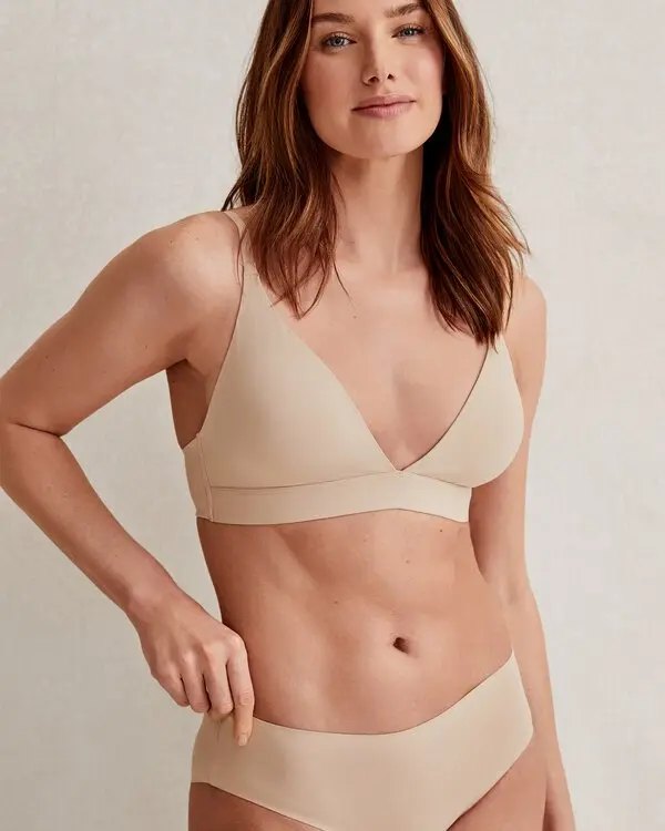 HAVEN WELL WITHIN Harmony Triangle Bralette - Sand