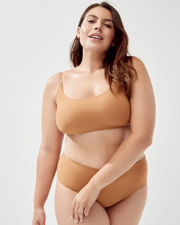 HAVEN WELL WITHIN Luna Scoop Bralette - Mocha