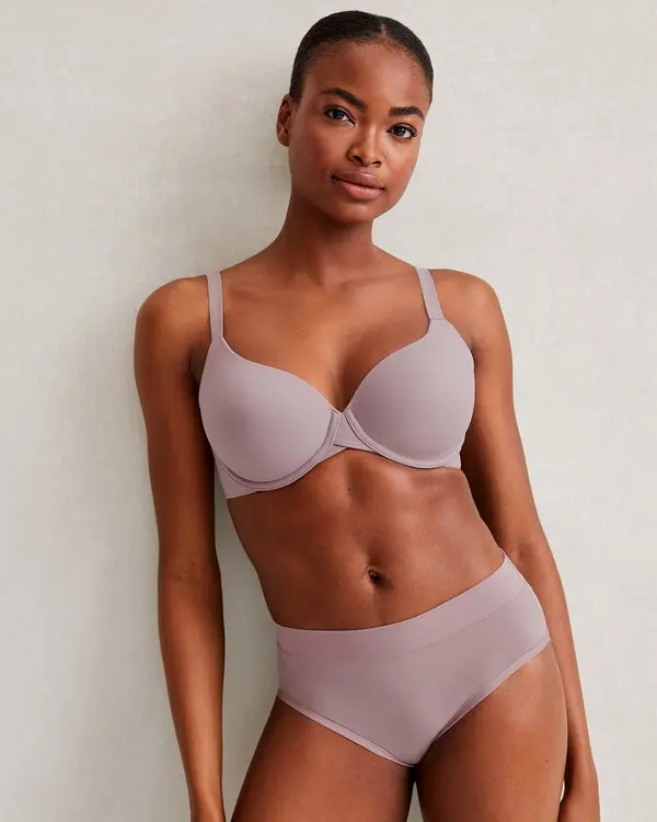 HAVEN WELL WITHIN Embrace Lightly-lined Perfect Coverage Bra - Elderberry