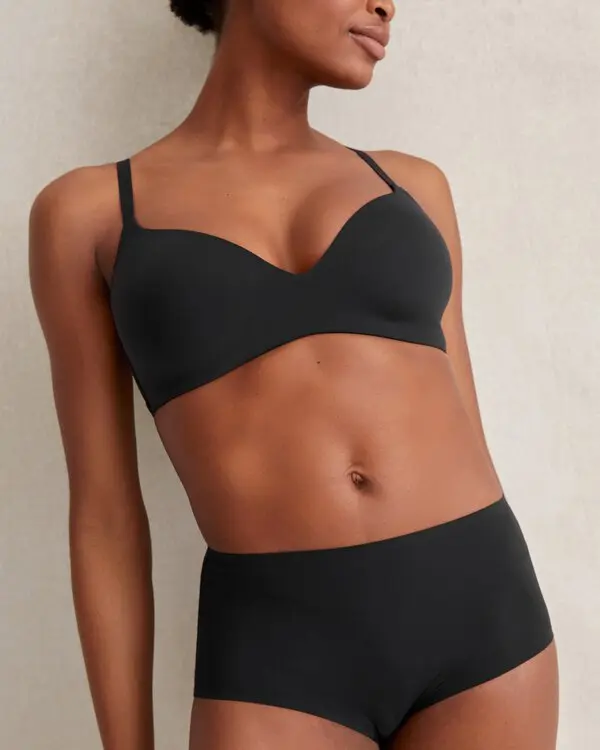 HAVEN WELL WITHIN Harmony Lightly-lined No-wire T-shirt Bra - Black