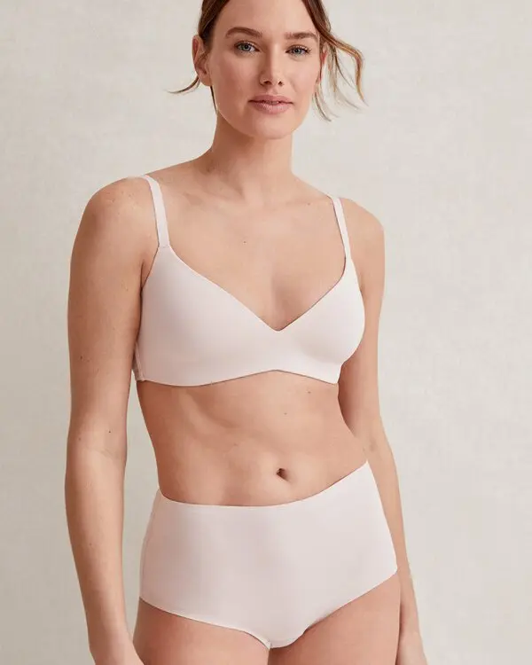 HAVEN WELL WITHIN Harmony Lightly-lined No-wire T-shirt Bra - Blush
