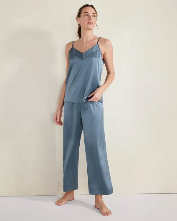 HAVEN WELL WITHIN Washable Silk Sleep Pants - Black