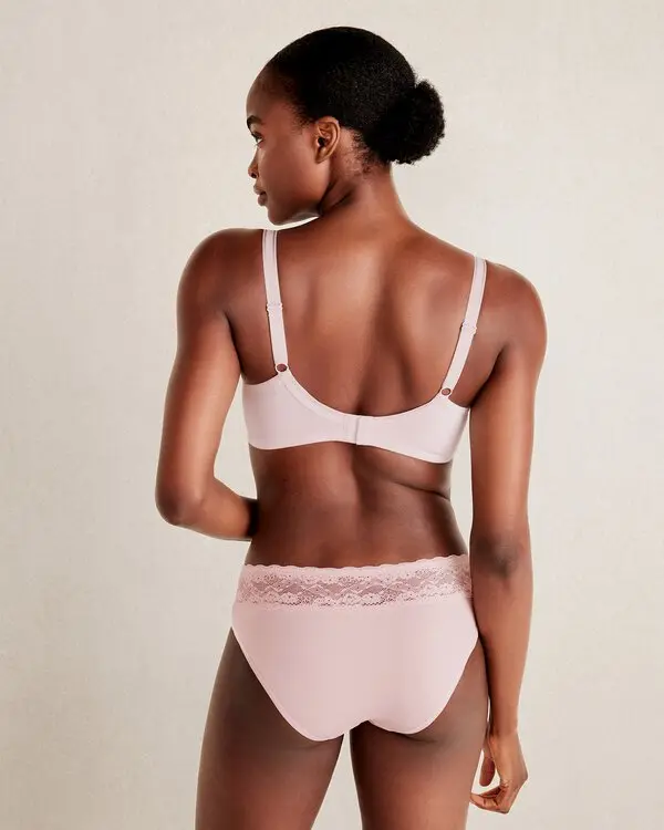 HAVEN WELL WITHIN Cotton Bikini With Lace Waist - Wind