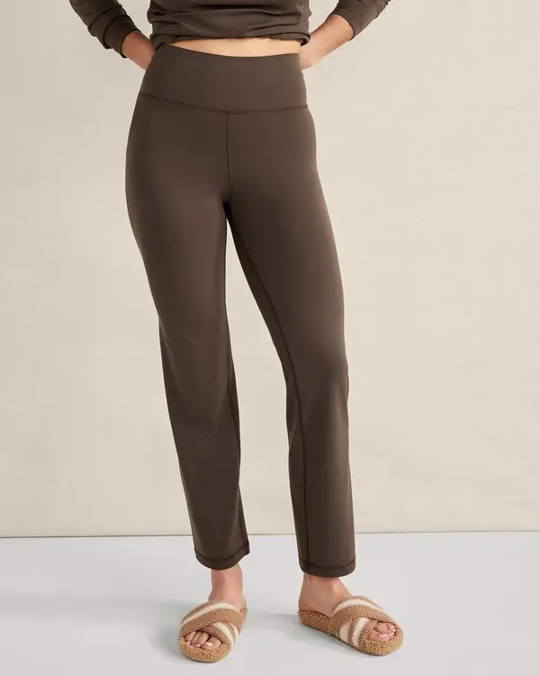 HAVEN WELL WITHIN Balance Straight Leg Pants - Chocolate