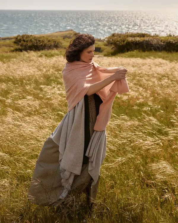 HAVEN WELL WITHIN Cashmere Wrap - Chive Hthr