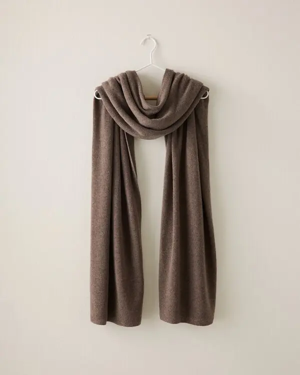 HAVEN WELL WITHIN Cashmere Wrap - Slate Brown Hthr