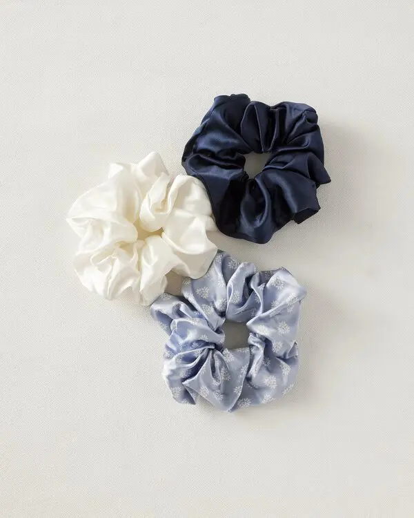 HAVEN WELL WITHIN Washable Silk Scrunchie - Ivory